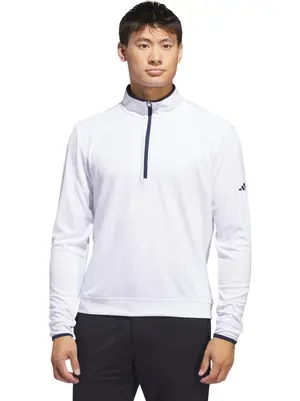 Adidas Lightweight Half-zip Top - White