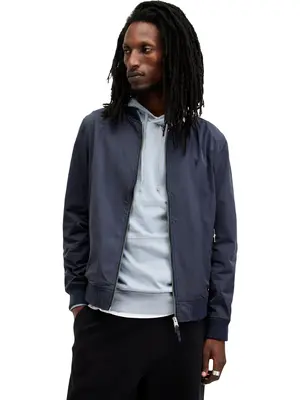 ALLSAINTS AllSaints Bassett Ramskull Bomber Jacket Command Blue