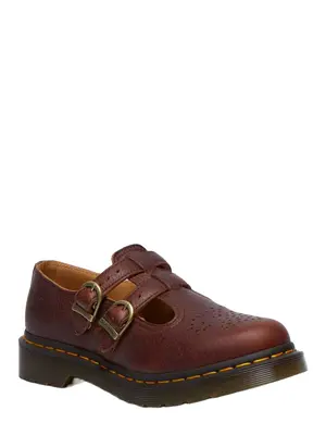 Dr. Martens 8065 Ambassador Mary Jane Shoes - Brown