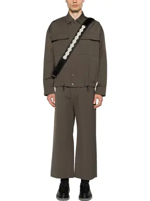 Nanushka Straight-leg Trousers - Brown