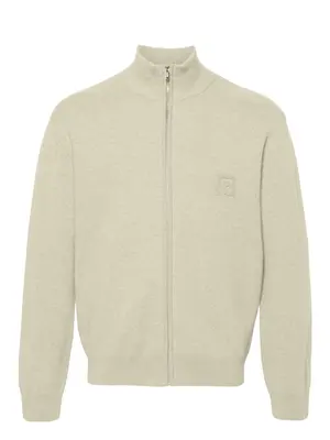 Nanushka Zip-up Merino Cardigan - Neutrals