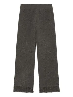 Alanui Wide-leg Trousers - Grey