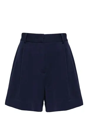 Staud Heather Thigh-length Shorts - Blue