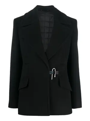 Givenchy Double-breasted Wool Blazer - Black