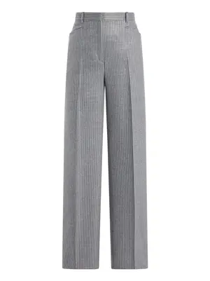 TOM FORD TOM FORD Striped Wool Blend Trousers Ig342