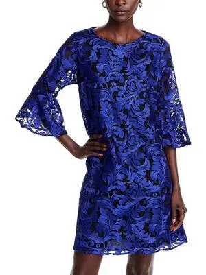 Caroline Rose Bella Dress Sapphire/black