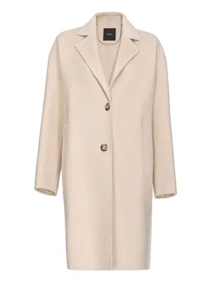 Pinko Cacciavite Single-breasted Coat - Neutrals