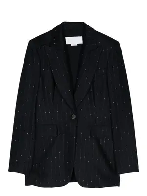 GENNY Pinstriped Blazer - Blue