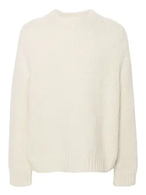 JIL SANDER Crew-neck Sweater - White