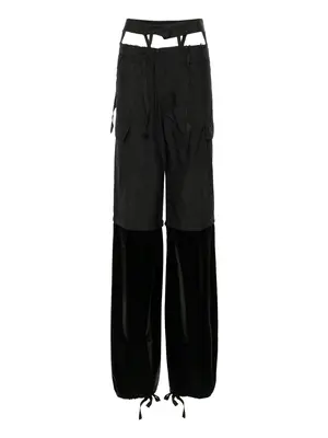 Ottolinger Raw-cut Finish Trousers - Black