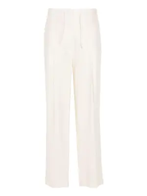 FRENKEN Waist String Trousers - White