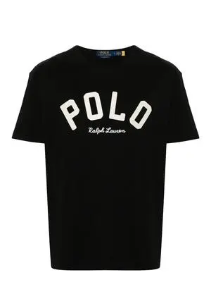 Polo Ralph Lauren Logo-appliqué T-shirt - Black