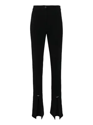 MUGLER Pierced Trousers - Black