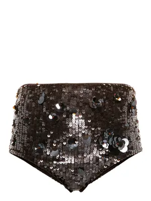 P.a.r.o.s.h Glow Mini Shorts - Brown