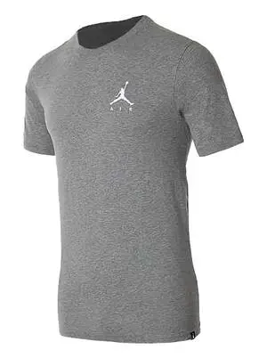JORDAN Jumpman Air Embroidered T-shirt - Grey
