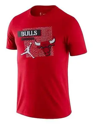 JORDAN Nba Chicago Bulls Statement T-shirt - Red