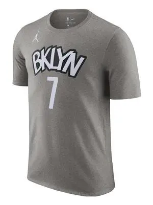 JORDAN Nba Brooklyn Nets Kevin Durant T-shirt - Grey