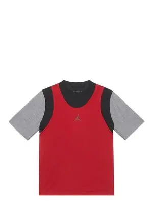 JORDAN Sport Dri-fit T-shirt - Red/black/grey