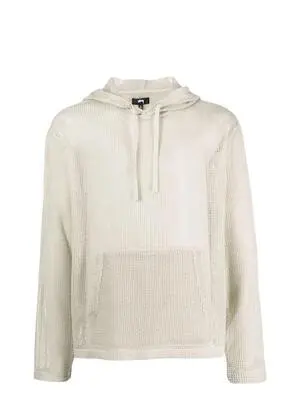 StÜssy Cotton Mesh Hoodie - Bone
