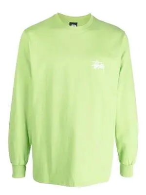 StÜssy Basic Long Sleeve Tee Shirt - Tea