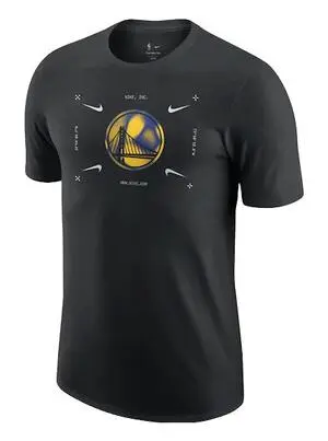 Nike Nba Golden State Warriors T-shirt - Black