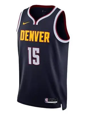 Nike Nba Denver Nuggets Nikola Jokic Icon Edition Swingman Jersey - Dark Blue