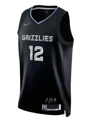 Nike Nba Memphis Grizzlies Ja Morant Select Edition Drifit Jersey - Black