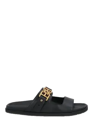 Bally Cow Leather Sandals - Black
