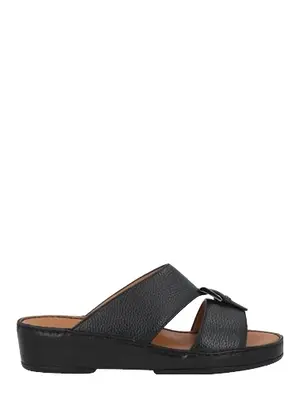 Bally Sandals In Cow Leather Black