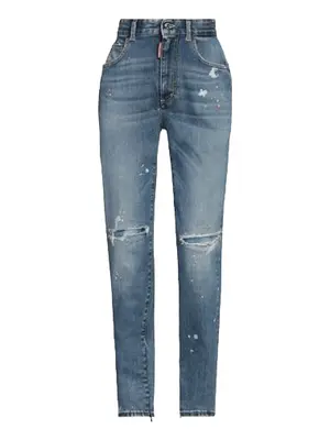 Dsquared2 Jeans In Cotton, Elastane, And Polyester - Blue