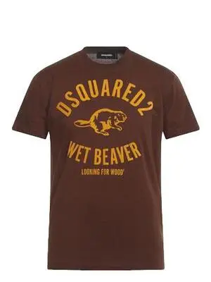Dsquared2 T-shirt Size Cotton - Brown
