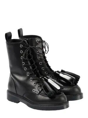 JW ANDERSON JW Anderson Leather Combat Boots