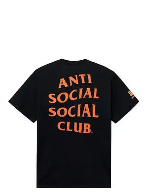 ANTI SOCIAL SOCIAL CLUB X Undefeated Still Paranoid Tee Shirt - Black