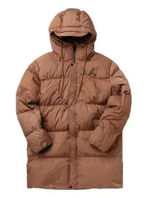 JORDAN Essentials Statement Down Parka Jacket - Brown