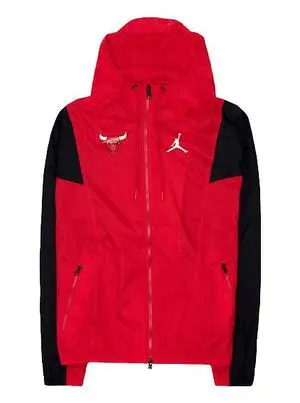 JORDAN Nba Chicago Bulls Courtside Statement Jacket - Red/white/black
