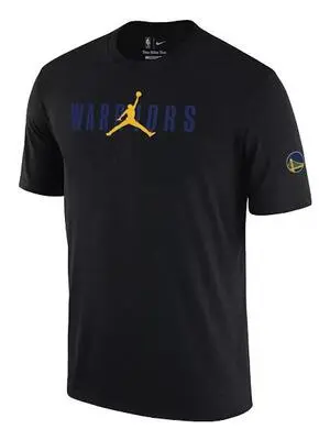 JORDAN Nba Golden State Warriors Courtside T-shirt - Black