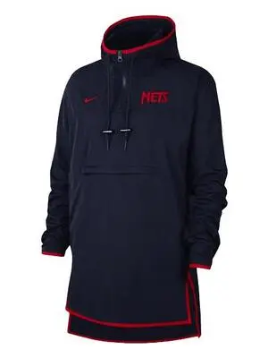 Nike Nba Brooklyn Nets Courtside Jacket - Dark Blue/red