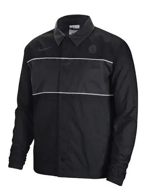 Nike Nba Brooklyn Nets Courtside Jacket - Black/grey