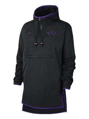 Nike Nba Los Angeles Lakers Courtside City Edition Jacket - Black/purple
