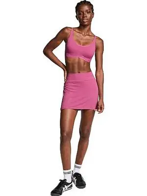 Pink Seamless Skort - Purple