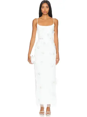 ELLIATT Dahlia Midi Dress - Ivory