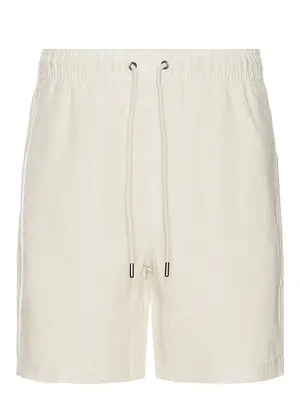 Onia Air Linen Pull On Short 6 - Stone