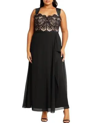 City Chic City Chic Sweet Evie Maxi Dress Black