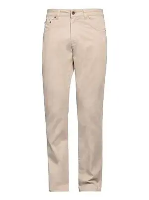 Boglioli Man Pants Navy Size 38 Cotton, Silk, Elastane Beige