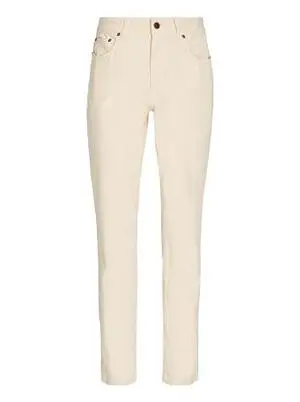 Boglioli Pants Size Cotton, Silk, Elastane - White