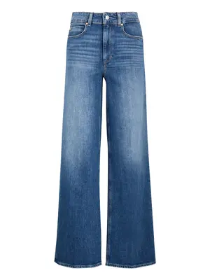 Paige Sasha Wide-leg Jeans - Blue