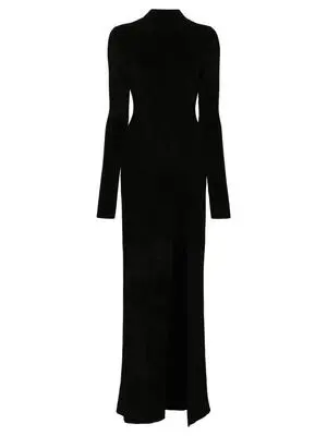 Nanushka Long-sleeve Maxi Dress - Black
