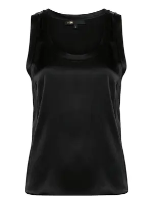 Maje Silk Tank Top - Black