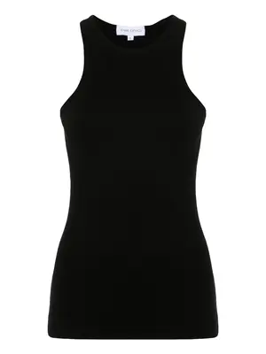 IOANA CIOLACU Ribbed Tank Top - Black