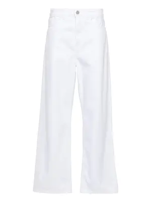 RÓHE Low-rise Wide-leg Jeans - White